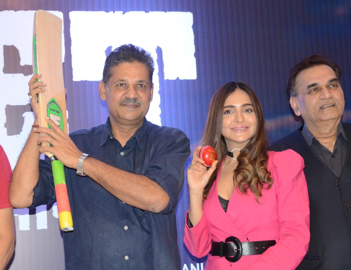 Former cricketer Kirti Azad with actor Sonam Chhabra for Film promotion ...