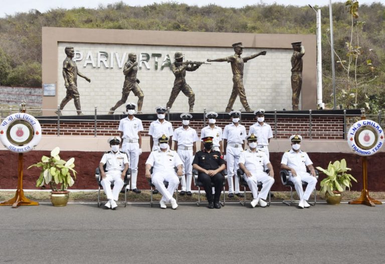 Passing out parade at INS Chilika - The Samikhsya