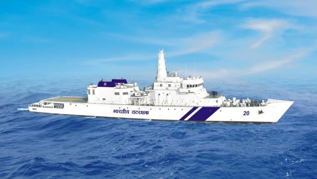 Indian Coast Guard commissioned offshore Patrol Vessel 'Sajag' - The ...