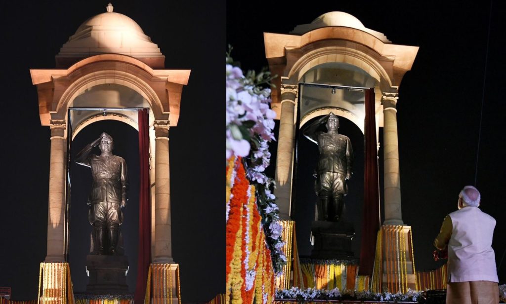 PM inaugurates 'Kartavya Path' and unveils the statue of Netaji at ...